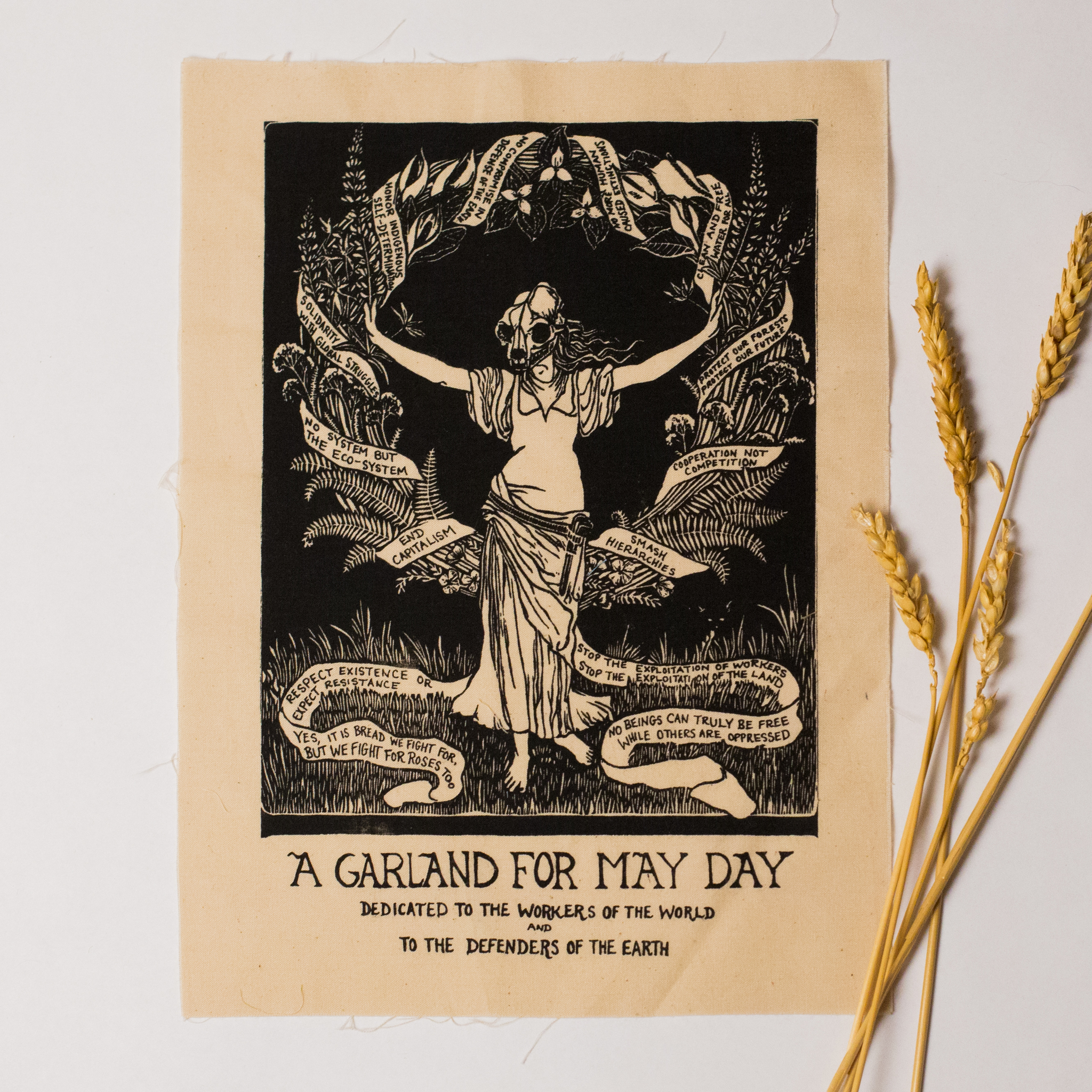 Entangled Roots Press May Day Patch